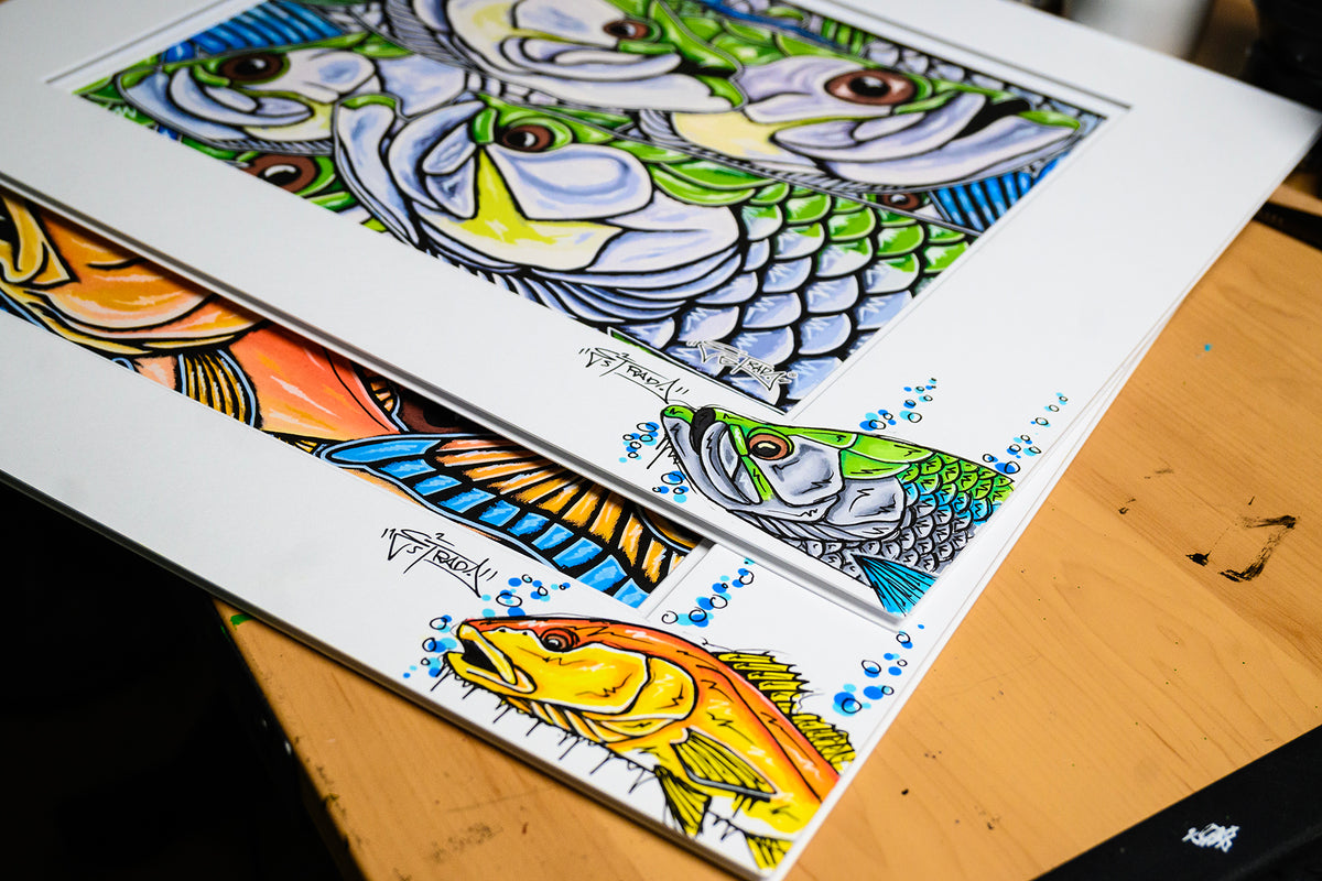 The Drawing Board: Art and Angling for a Cause – Shop Estrada