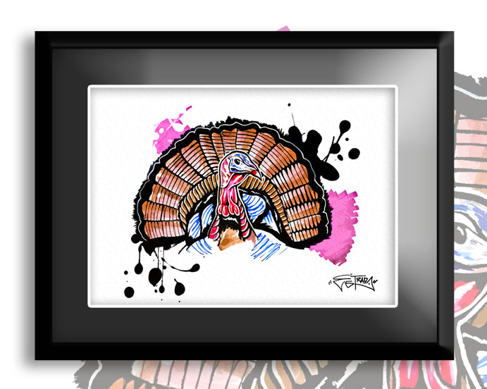 Turkey Splatter - Print – Estrada Art